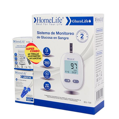 Combo Plus Glucometría - HomeLife